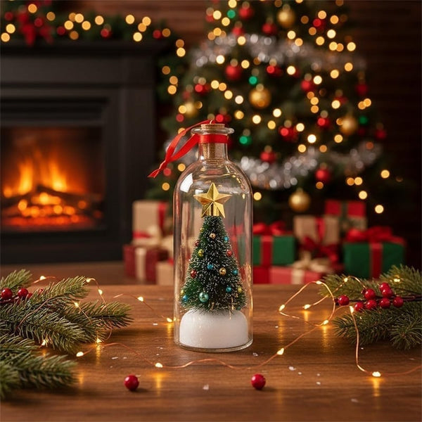 Forever Voice Recordable Christmas Tree Bottle - Xmas Gift/Xmas Decor ...
