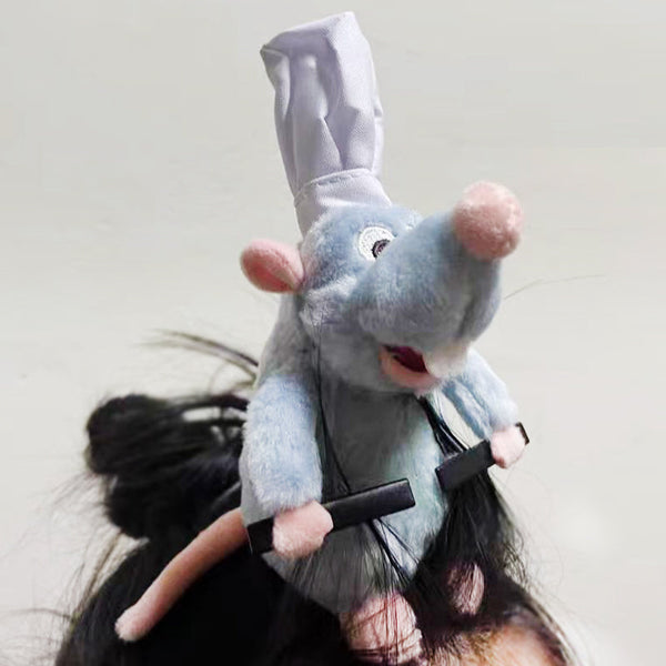 🐭Chef Ratatouille Hairband Plush – dimoohomeuk