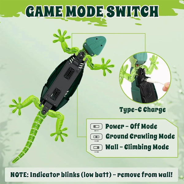 Remote Controlled Lizard Toy with LED Glowing Eyes – dimoohomeuk