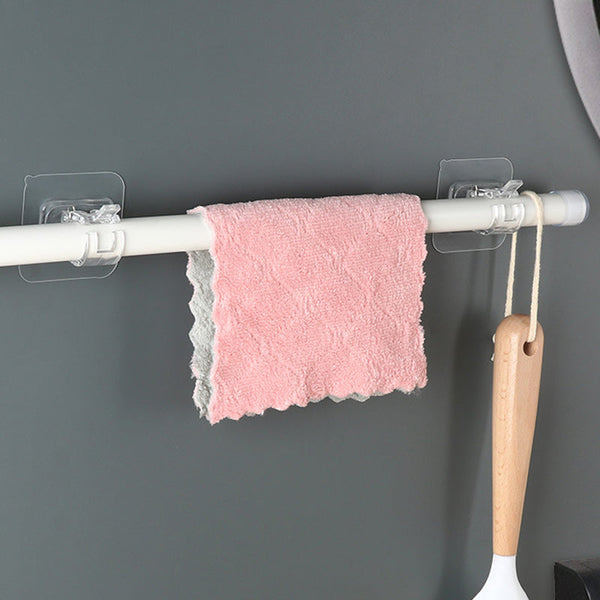 Transparent Hanging Rod Clip – dimoohomeuk
