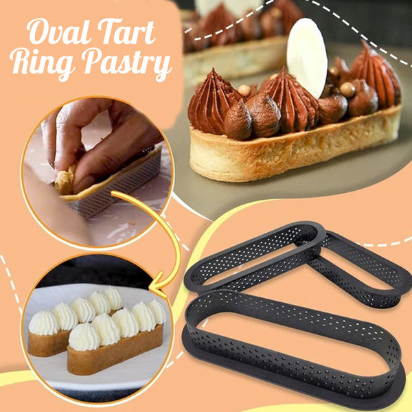 Oval Tart Ring Pastry Mold – dimoohomeuk